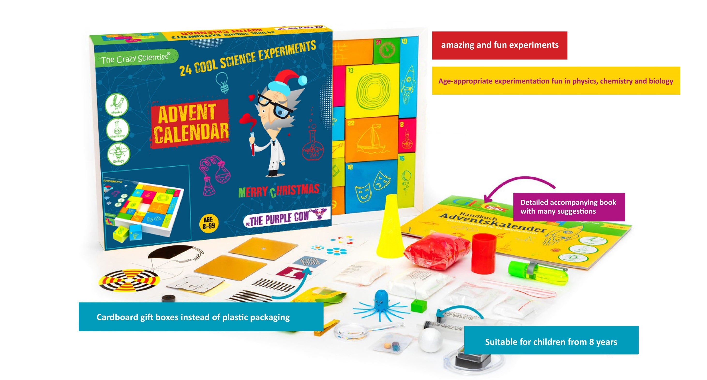 The Crazy Scientist Advent Calendar 2025 EAN 860008318374 – The Purple ...